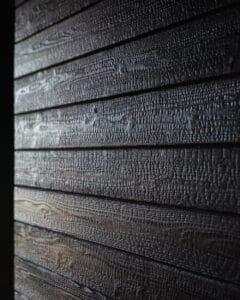 The Beauty of Nakamoto Forestry Charred Wood Siding