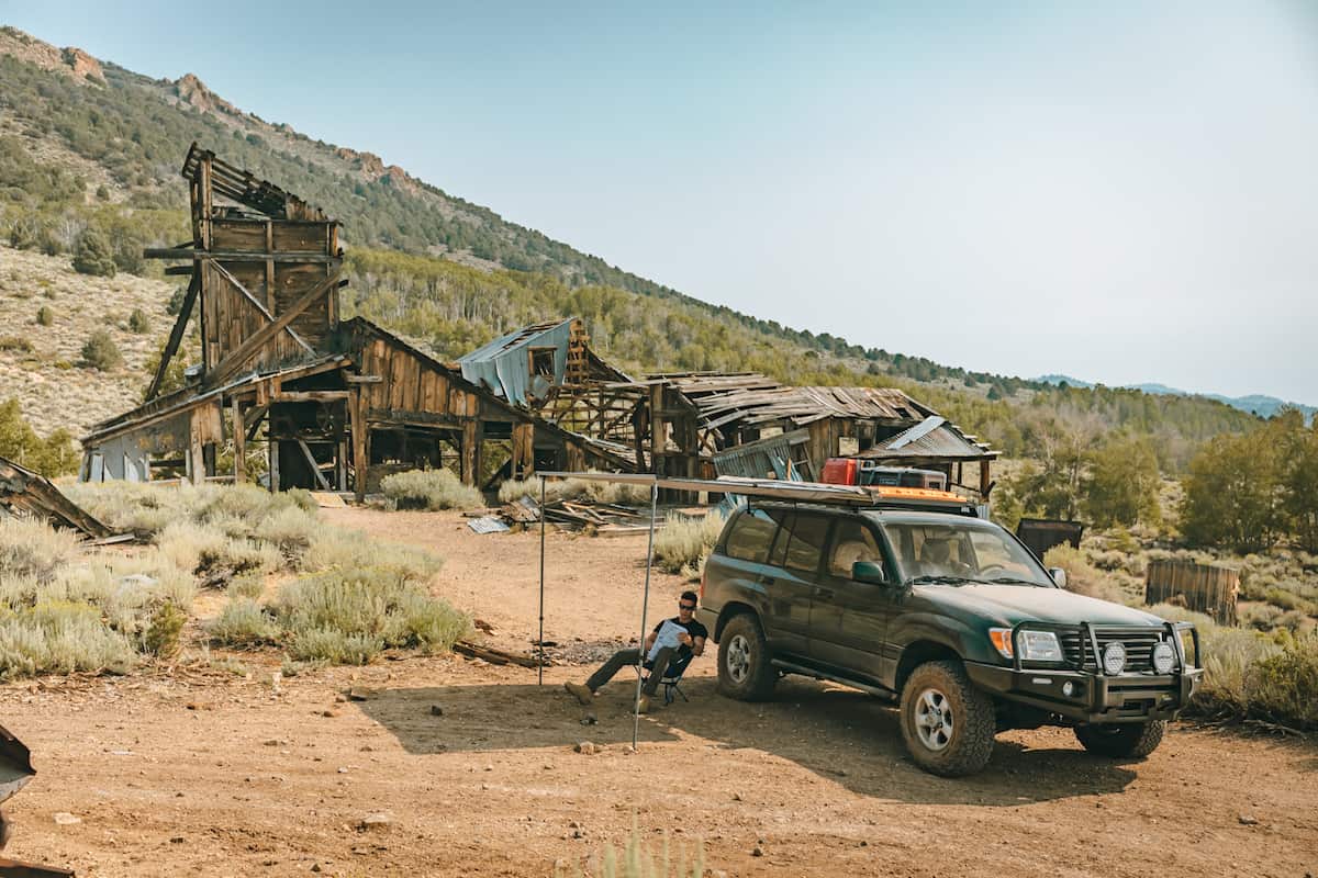 Bridgeport Camping In My 100 Series Land Cruiser