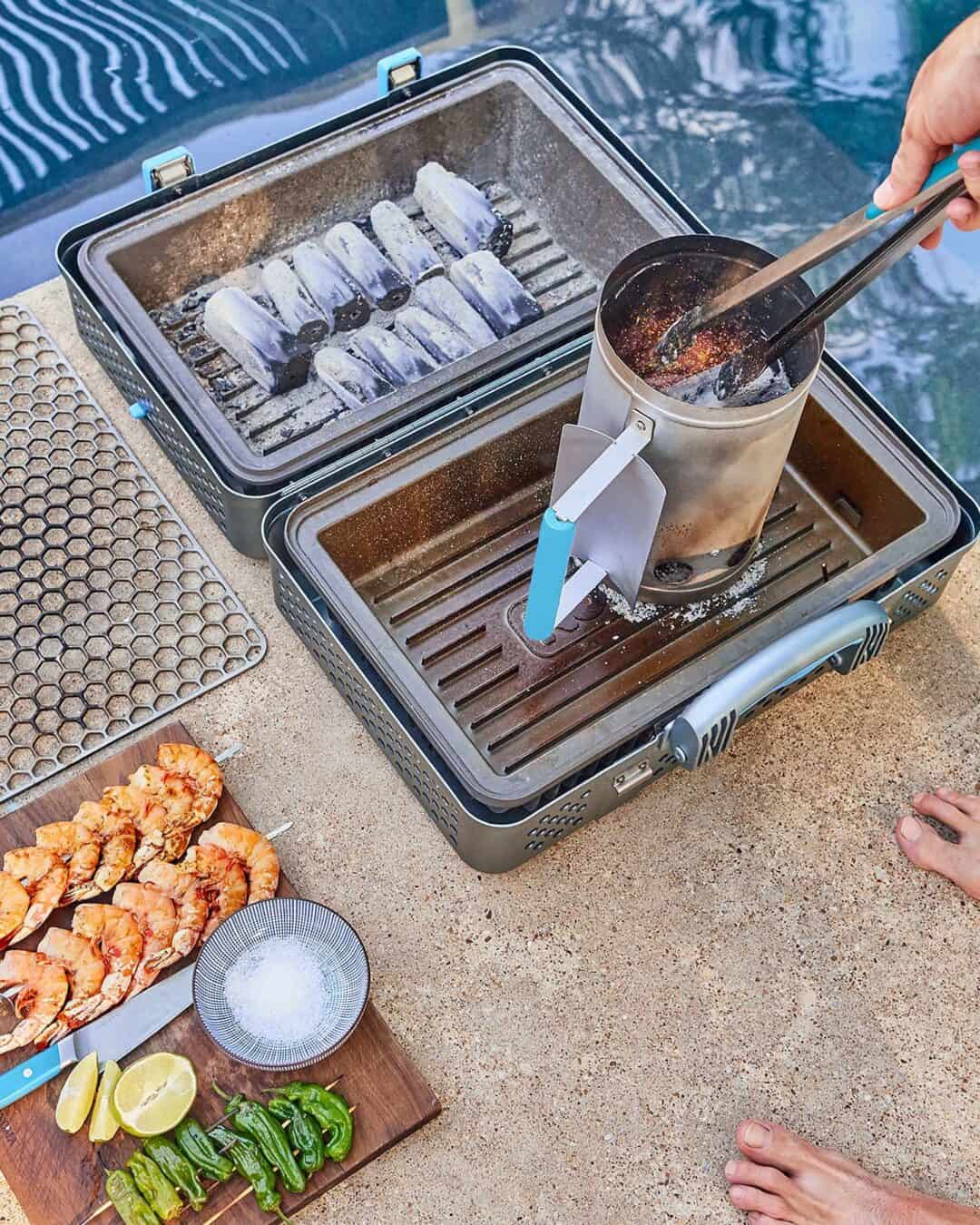 The Portable Nomad Grill Will Bring You Back to Charcoal